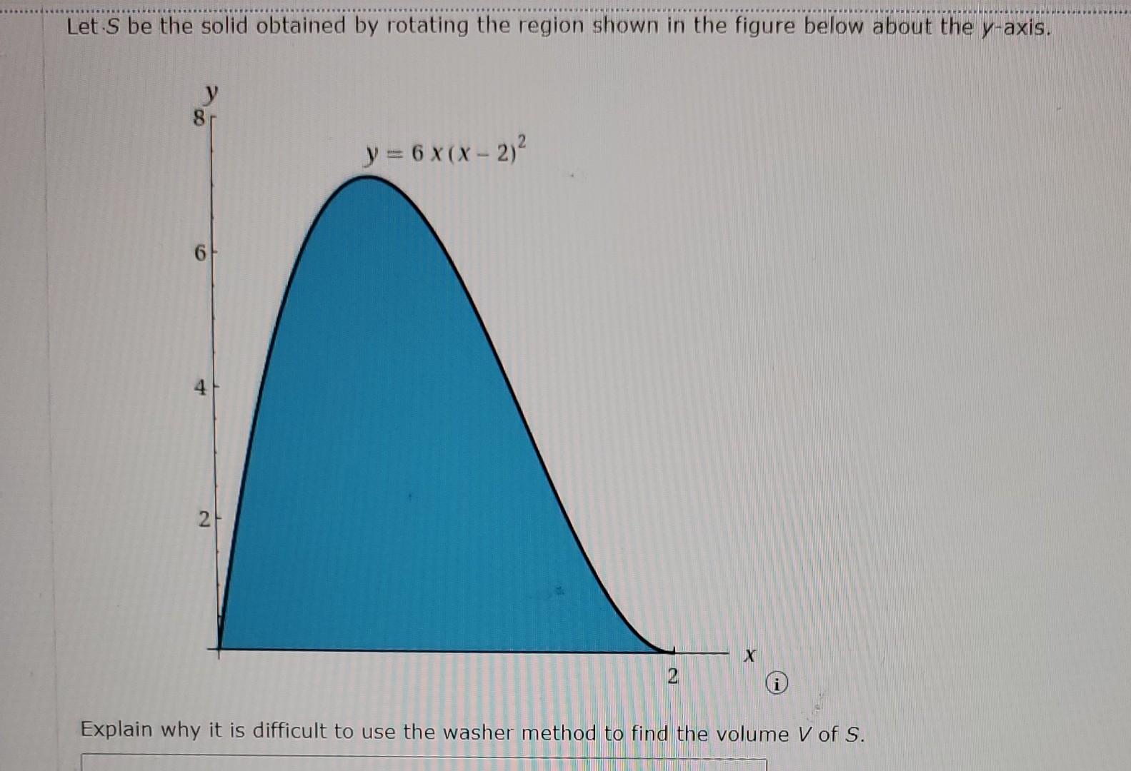 Solved Let S be the solid obtained by rotating the region | Chegg.com