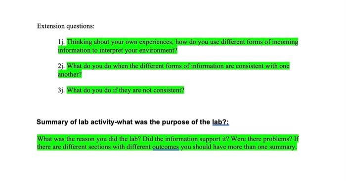 Solved Extension Questions: lb. What are the controls, | Chegg.com