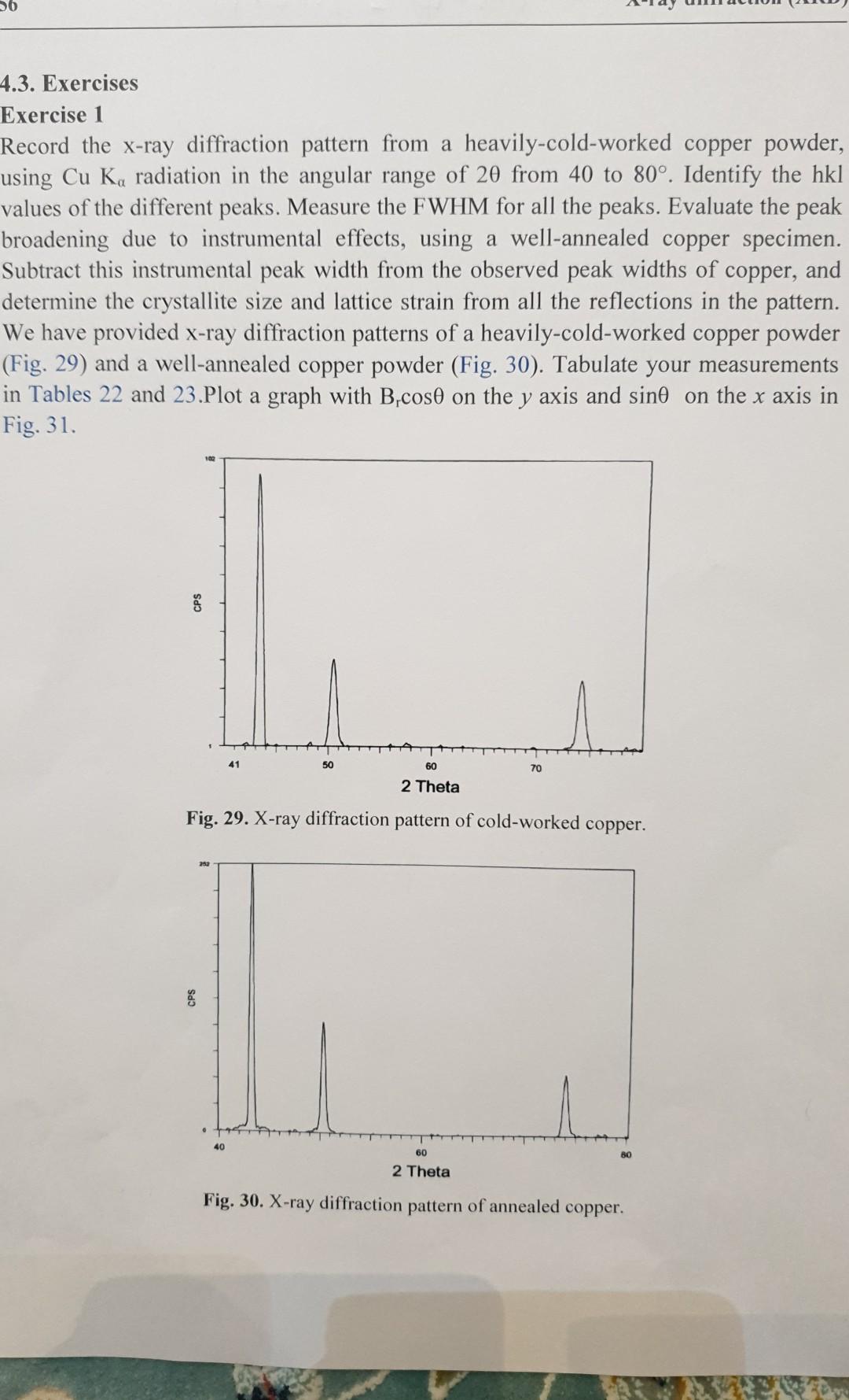 Solved 36 4.3. Exercises Exercise 1 Record the X-ray | Chegg.com