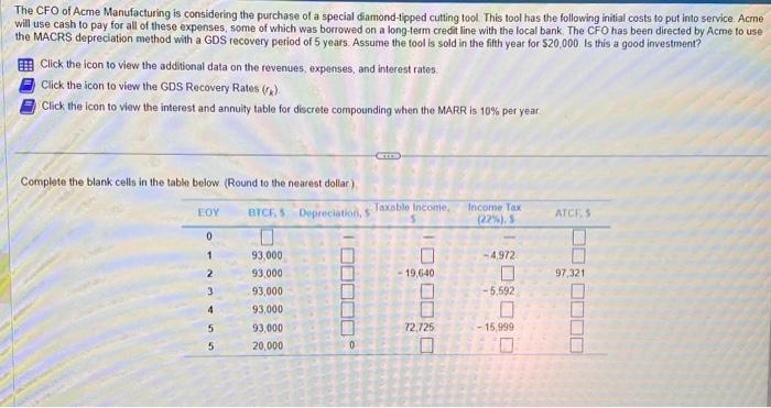 The CFO of Acme Manufacturing is considering the | Chegg.com