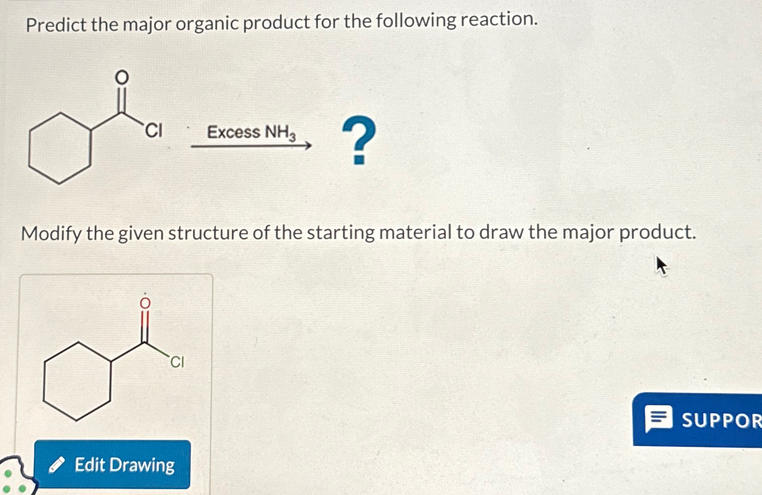 Solved Predict the major organic product for the following | Chegg.com