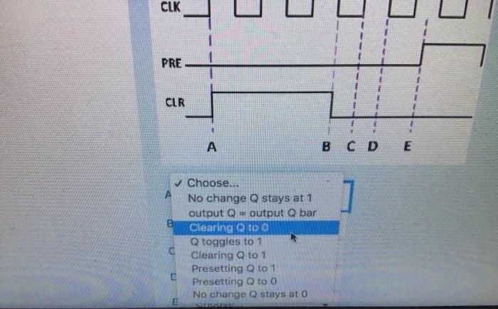 Solved For the flip flop shown below match the positions A, | Chegg.com