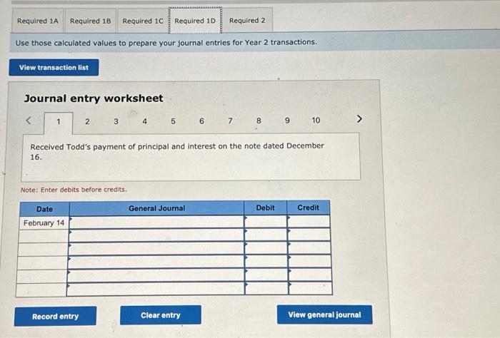 Solved Journal entry worksheetJournal entry worksheet Note: | Chegg.com