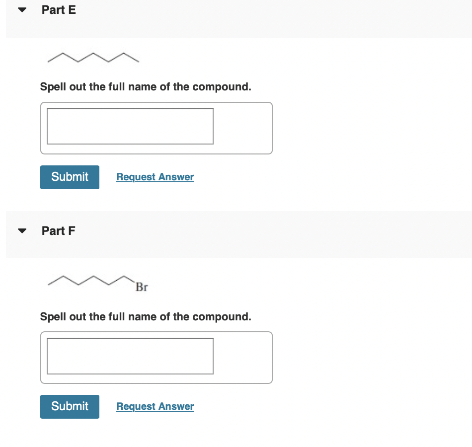 Solved Part ESpell out the full name of the compound.Request | Chegg.com