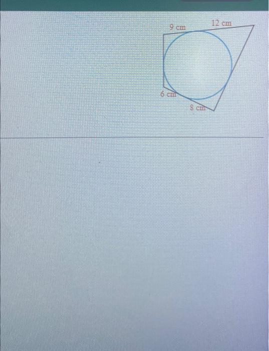 Solved the polygon circumscribes in a circle, what is the | Chegg.com