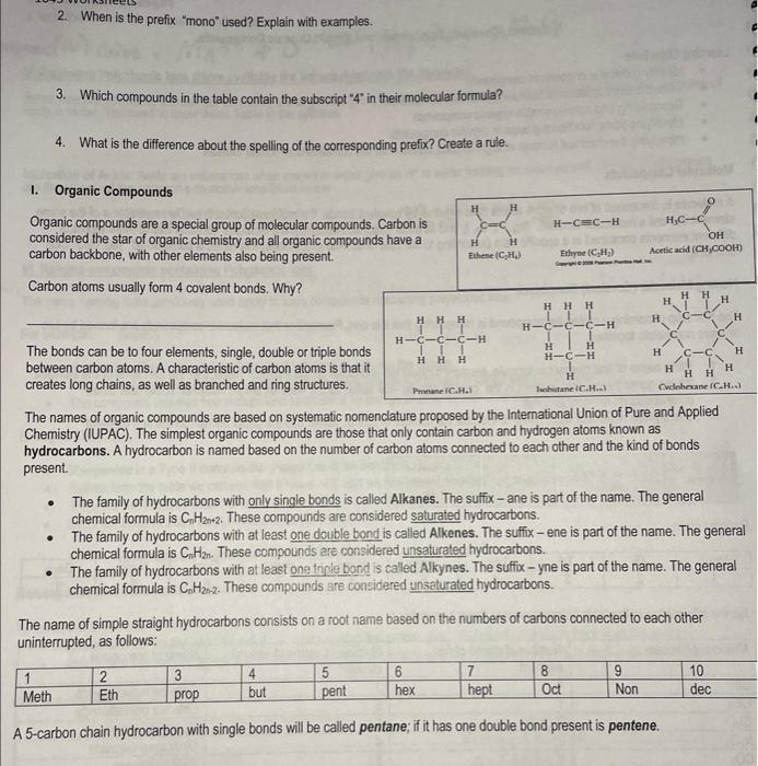 Solved Leaming Objectives - Identify molecular or covalent | Chegg.com
