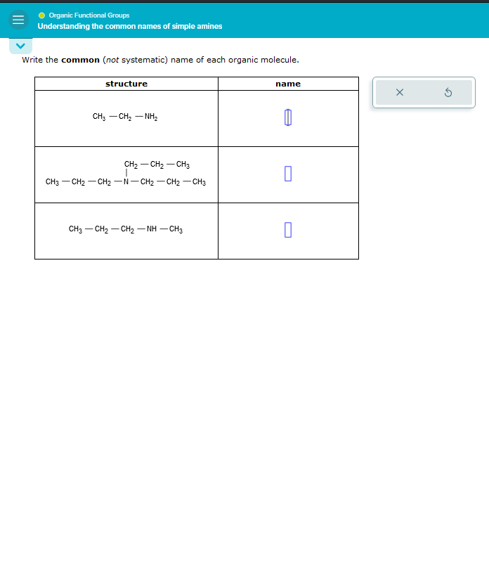Solved Organic Functional GroupsUnderstanding the common | Chegg.com