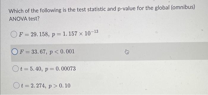 Solved Consider a data set that contains information on the | Chegg.com
