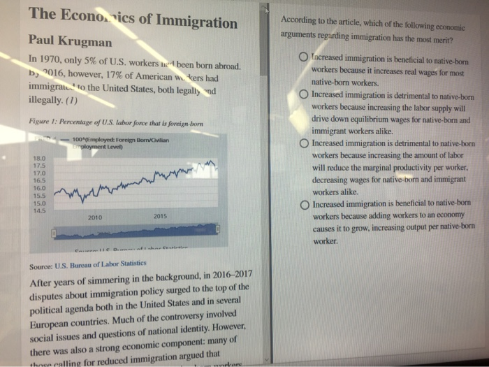 Solved Accordi, to the article, which of the following | Chegg.com