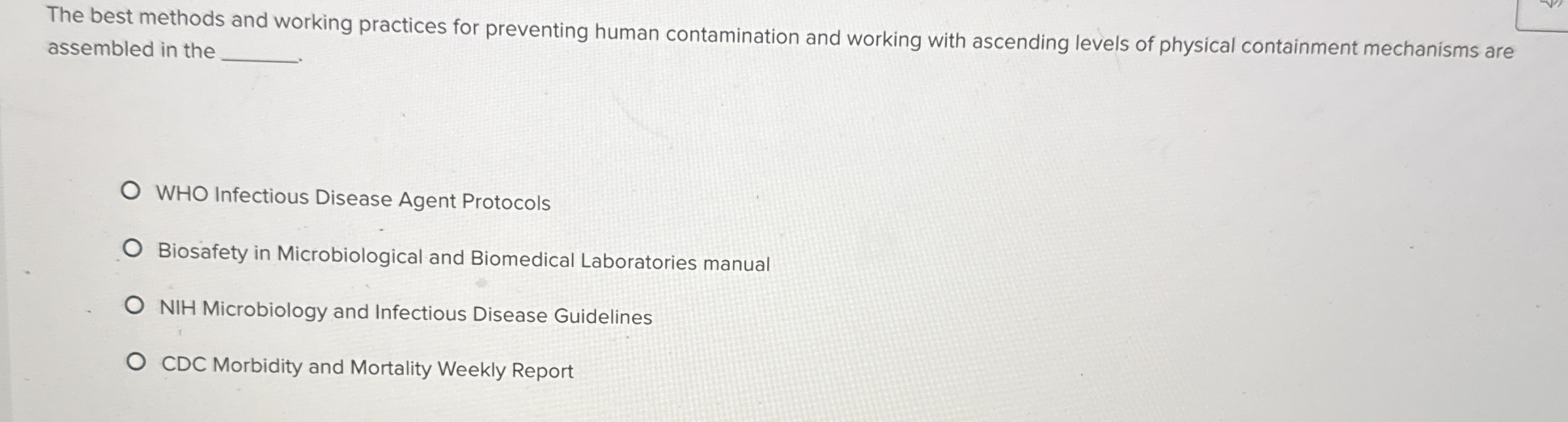 Solved The best methods and working practices for preventing | Chegg.com
