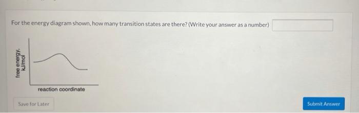Solved For the energy diagram shown, how many transition | Chegg.com