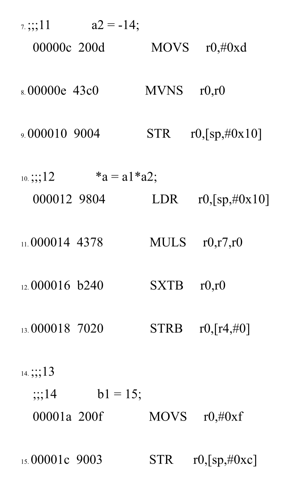 Solved Explain what each assembly instruction does and | Chegg.com