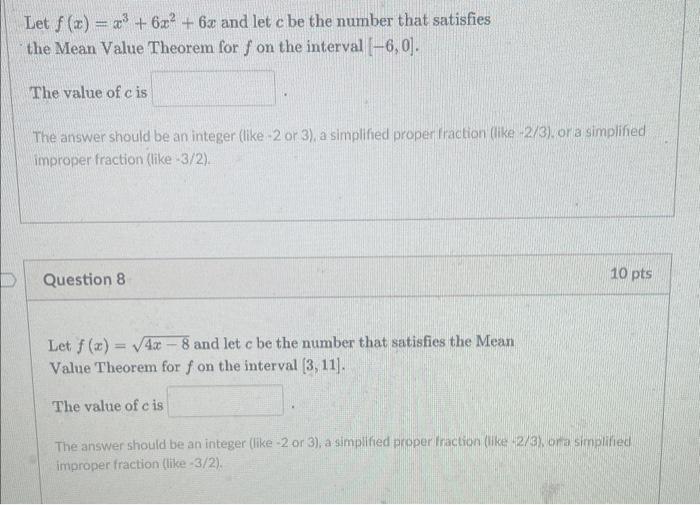Solved Let f(x)=x3+6x2+6x and let c be the number that | Chegg.com