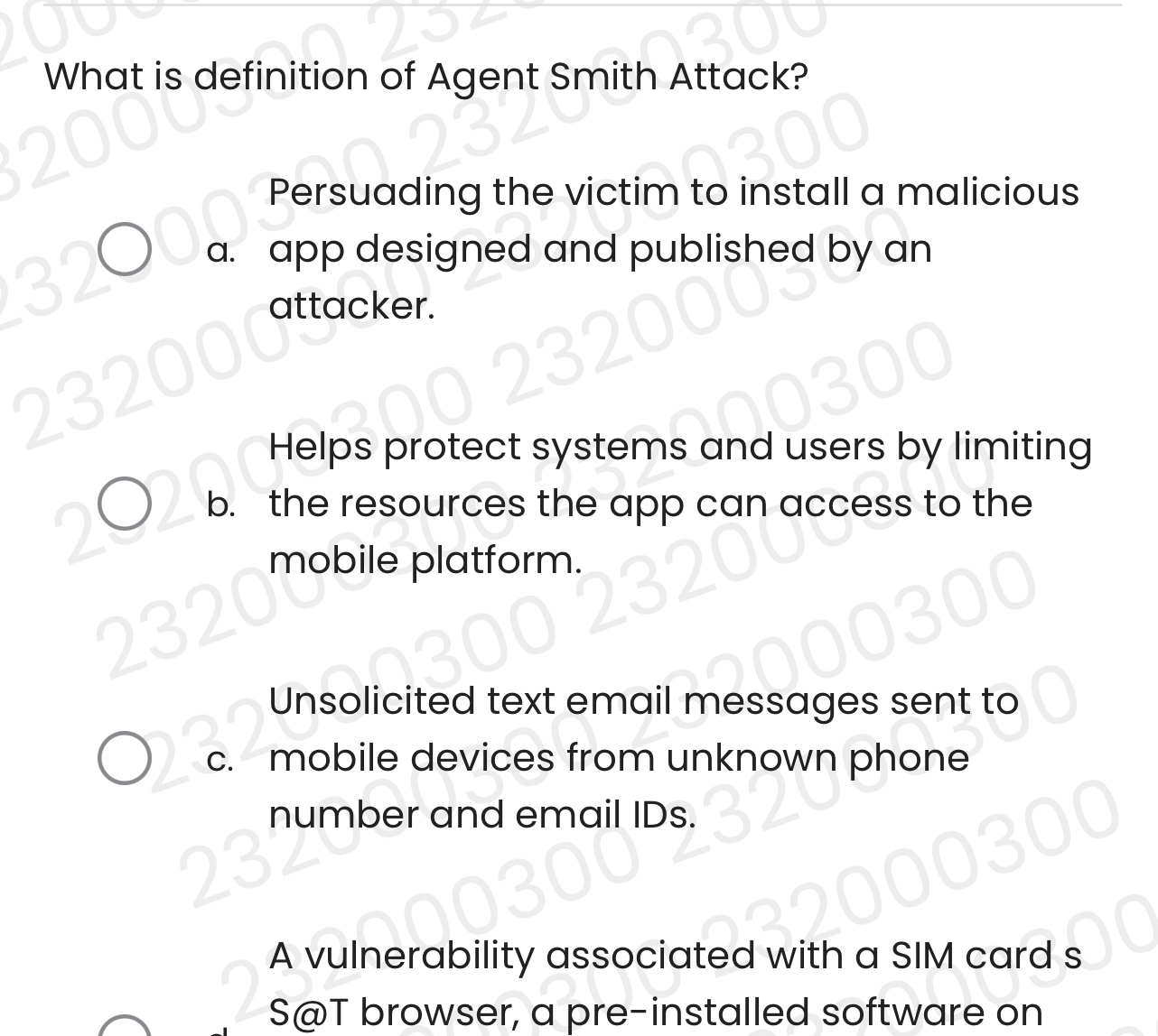 Solved What is definition of Agent Smith Attack?Persuading | Chegg.com