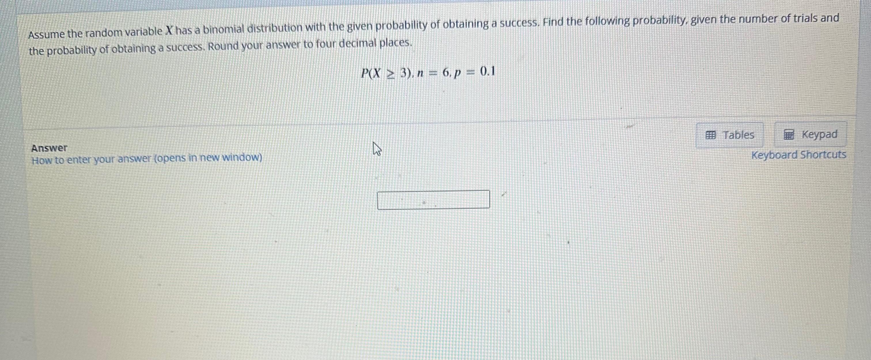 Solved Assume the random variable x ﻿has a binomial | Chegg.com