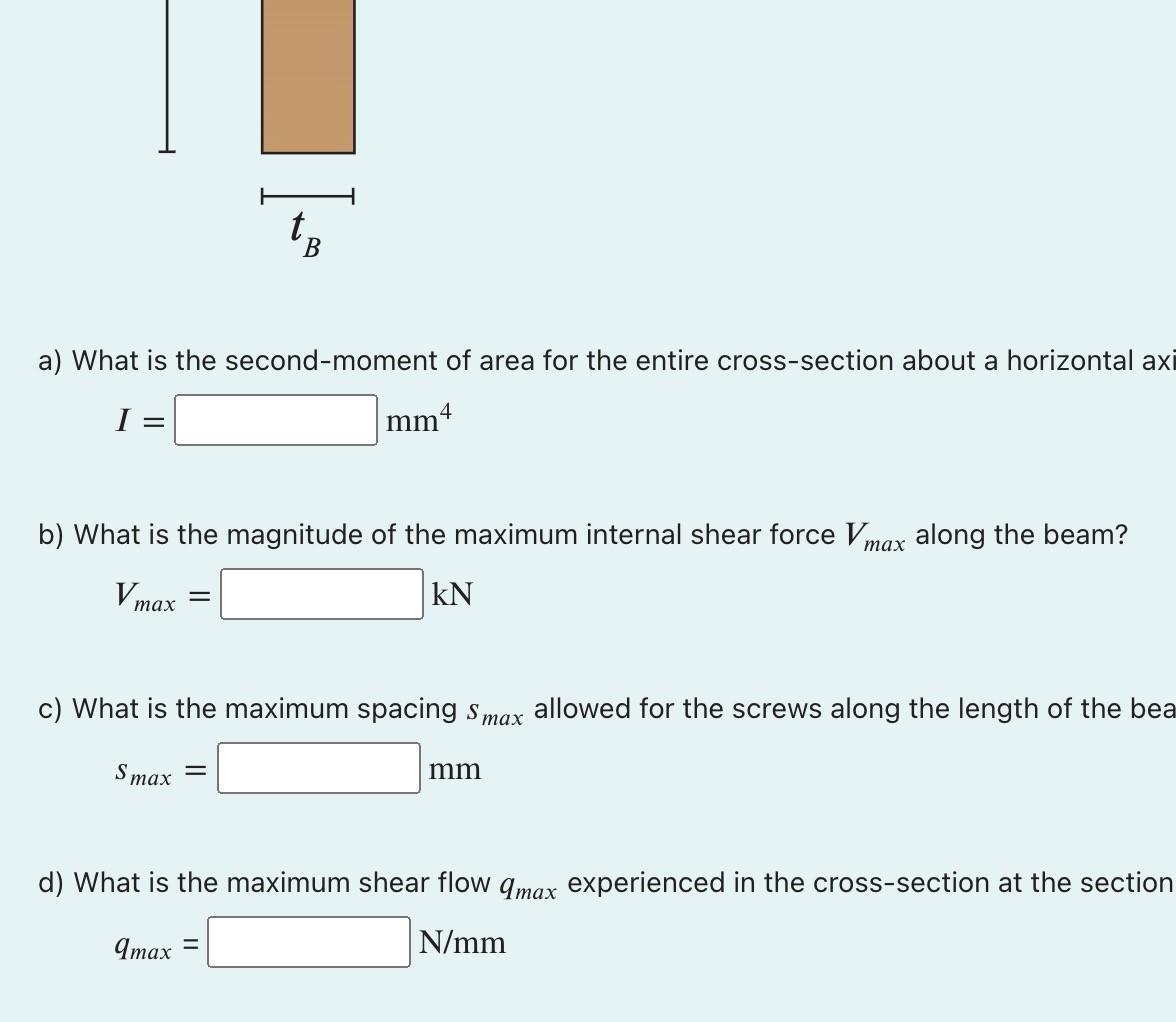 Solved A simply supported timber beam (pin support at one | Chegg.com