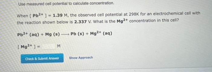 Solved Predict cell potential under nonstandard | Chegg.com