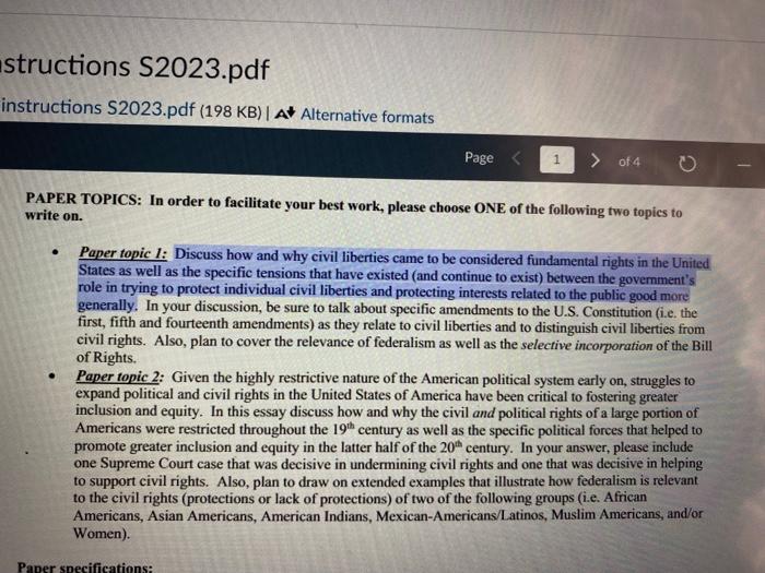 structions S2023.pdf instructions S2023.pdf (198 KB)∣ | Chegg.com