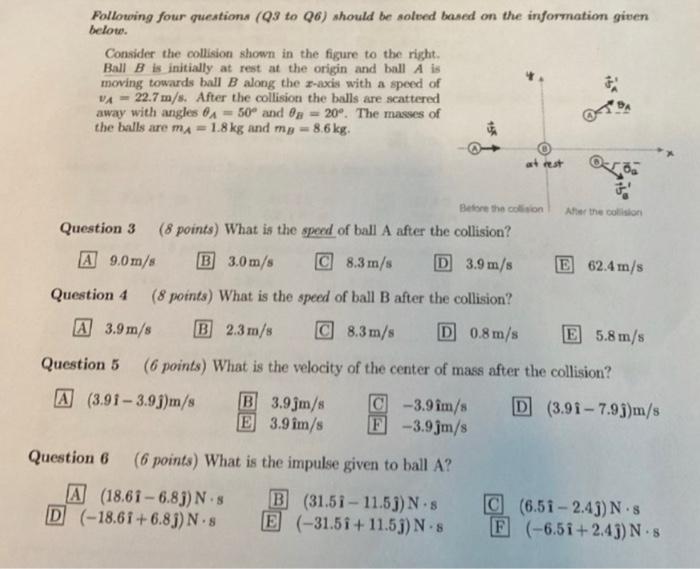 Solved Following four questions (Qs to Q6) should be solved | Chegg.com