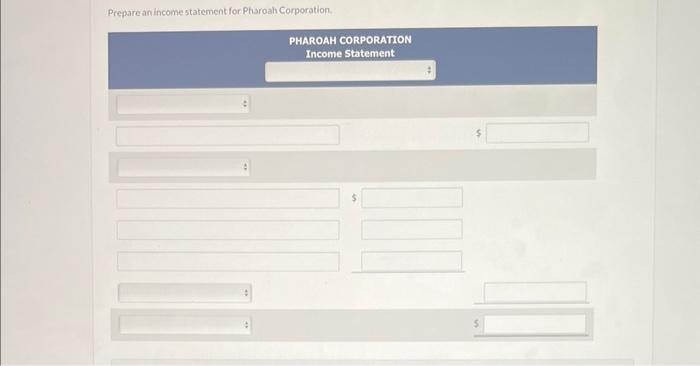 Solved Pharoah Corporation began operations on January | Chegg.com