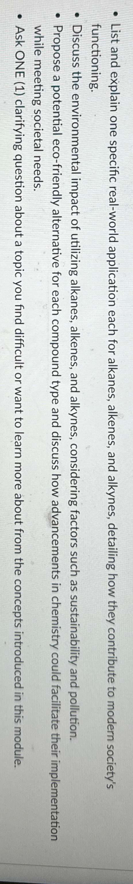 Solved List and explain one specific real-world application | Chegg.com