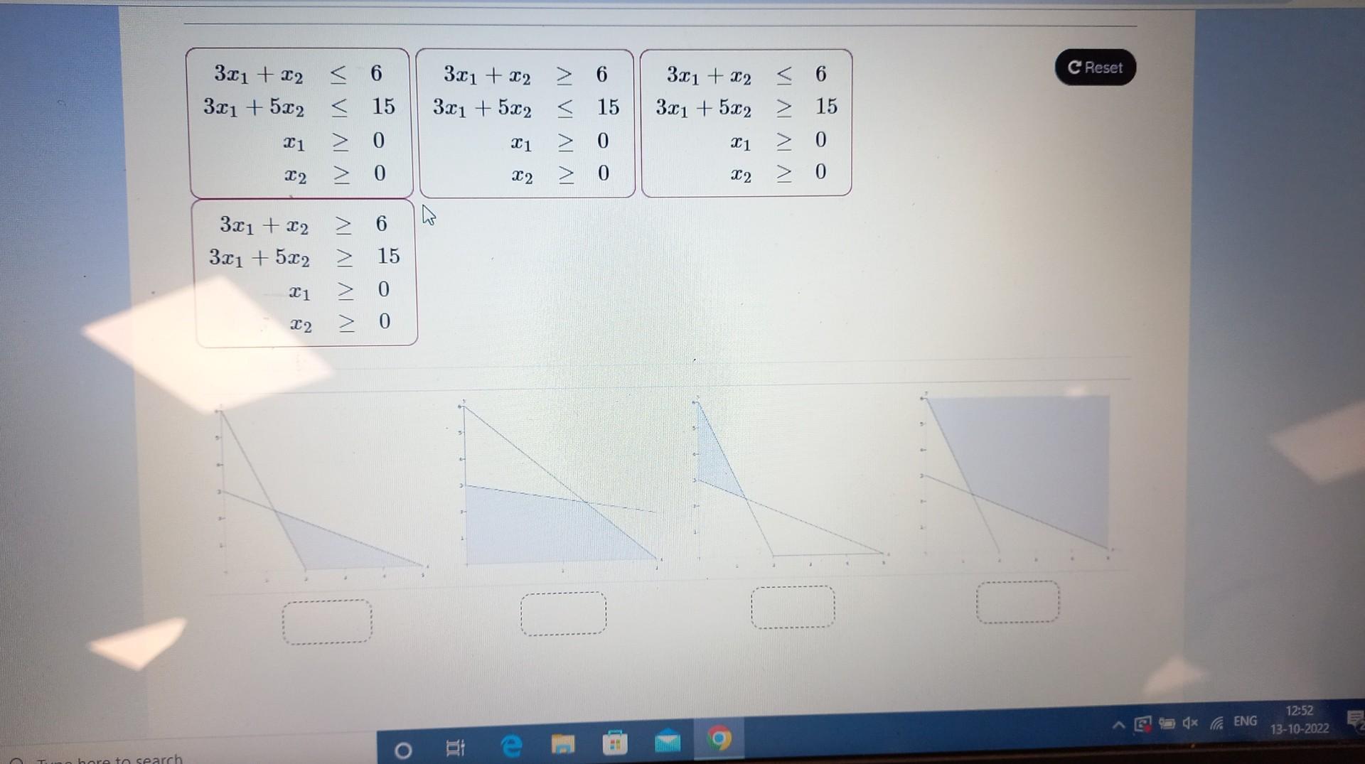 Solved Consider the four linear optimization problems of | Chegg.com