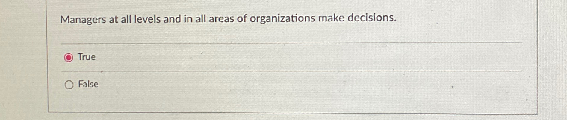 Solved Managers at all levels and in all areas of | Chegg.com