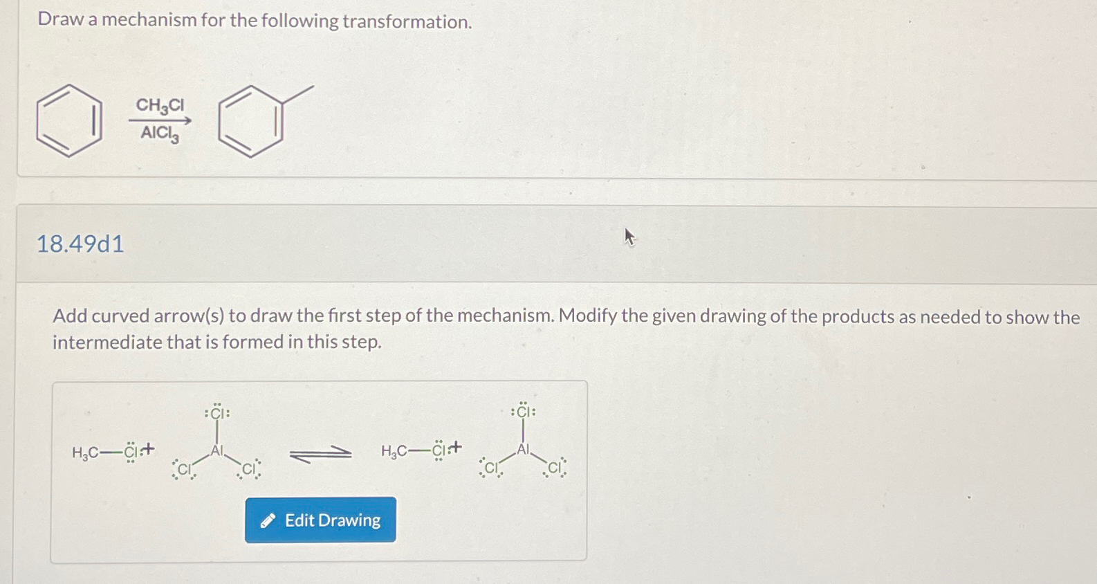 Solved Draw a mechanism for the following | Chegg.com
