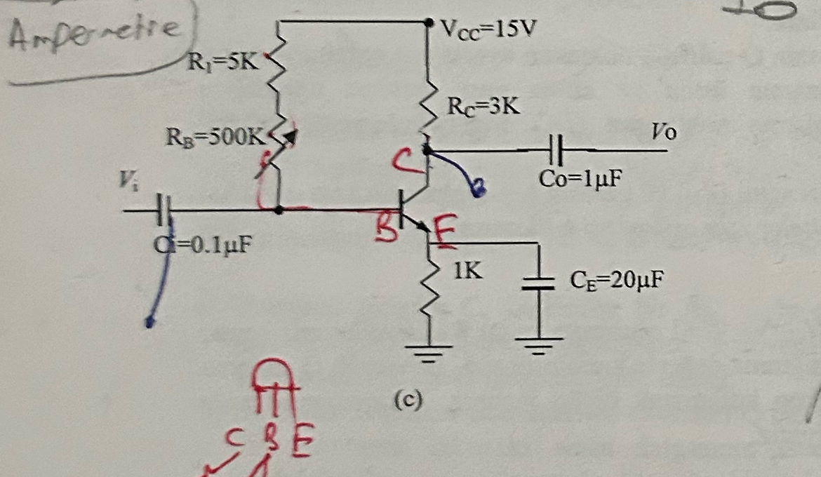 Solved "For the given bc237 ﻿bjt transistor, an input | Chegg.com