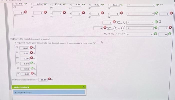 Solved A second version of the Markowitz portolio model | Chegg.com