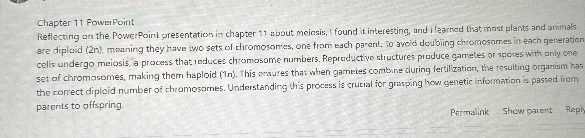 Solved Chapter 11 ﻿PowerPointReflecting on the PowerPoint | Chegg.com