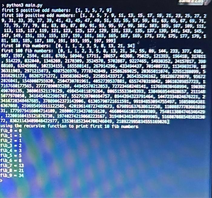 Solved 2 anEX1: 2 a Sequence of odd positive numbers: - | Chegg.com