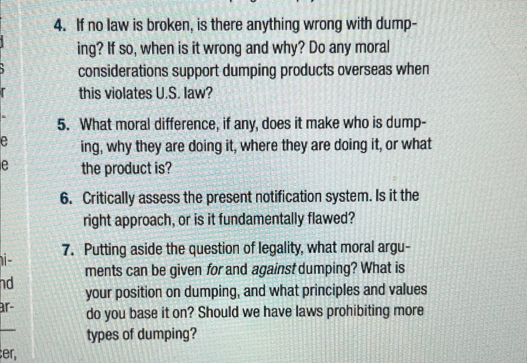 Solved If no law is broken, is there anything wrong with | Chegg.com