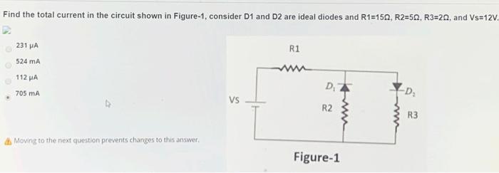 Solved Find the total current in the circuit shown in | Chegg.com