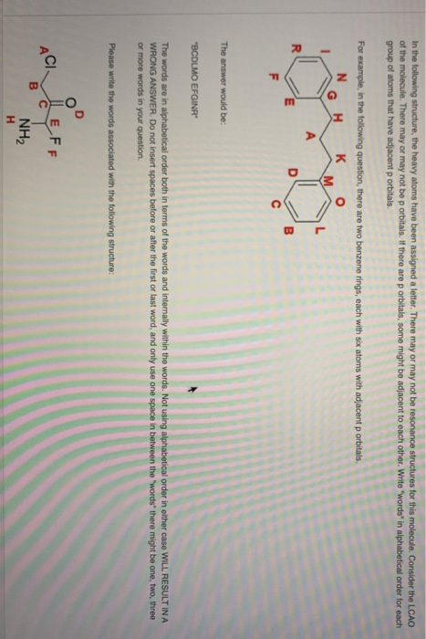 Solved In the following structure, the heavy atoms have been | Chegg.com