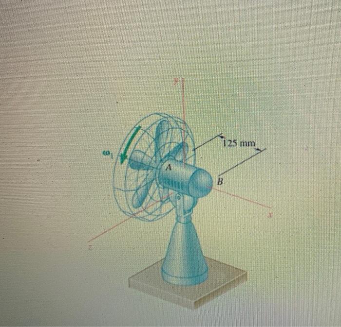 Solved 4. The blade of an oscillating fan and the rotor of | Chegg.com