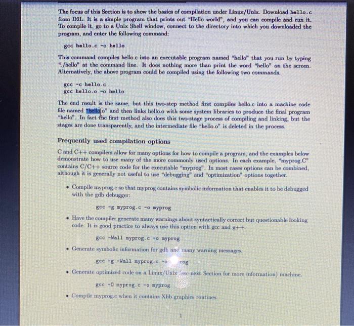 Solved from D2L. It is a simple program that prints out | Chegg.com