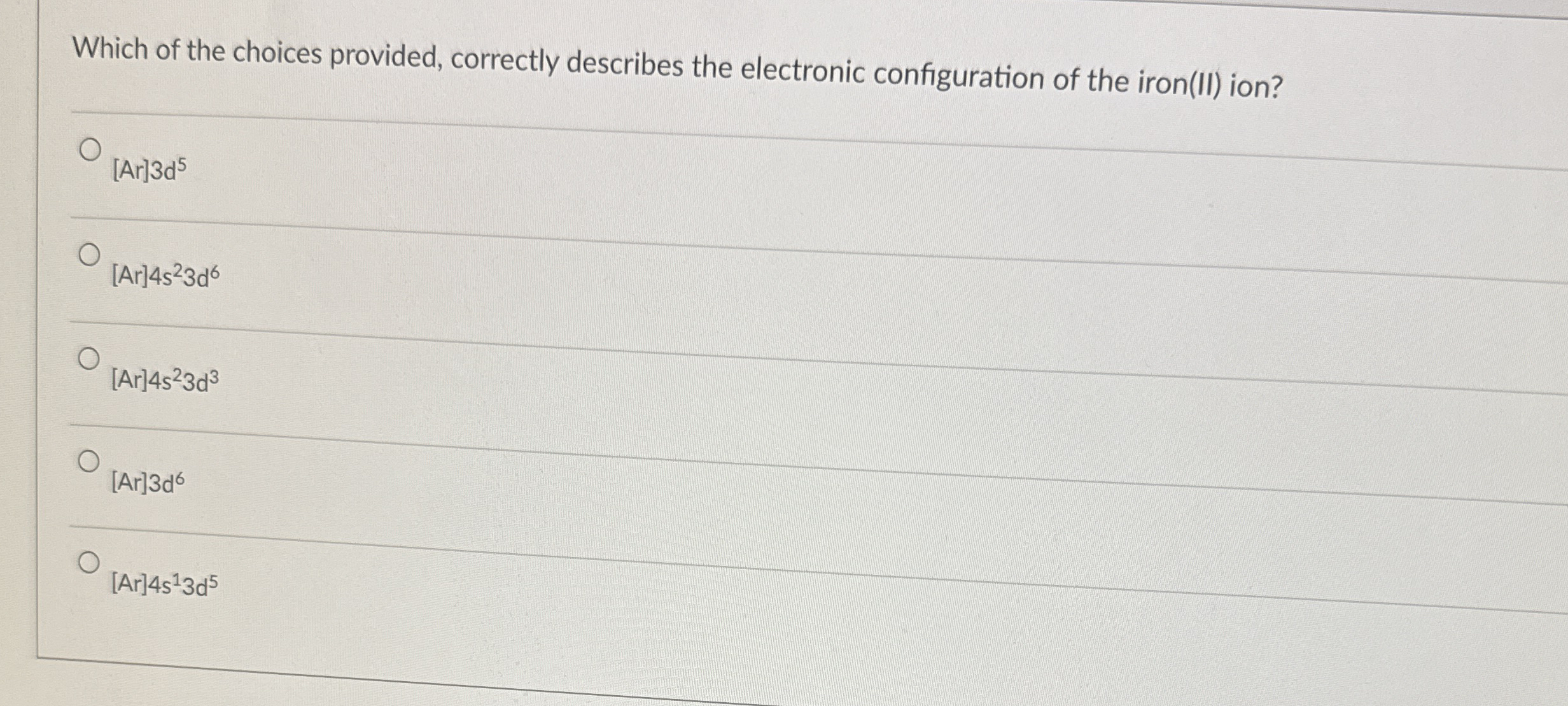 Solved Which of the choices provided, correctly describes | Chegg.com