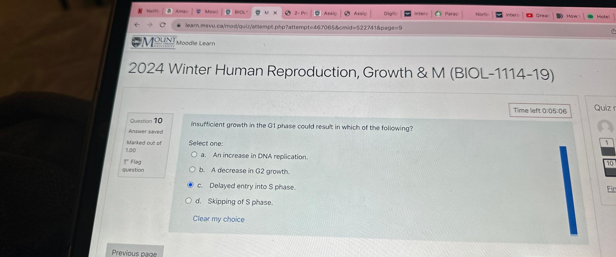 Solved 2024 ﻿Winter Human Reproduction, Growth & M | Chegg.com
