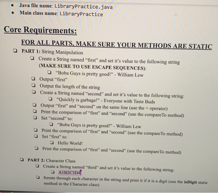 Solved Java File Name Librarypracticejava Main Class Name 3244