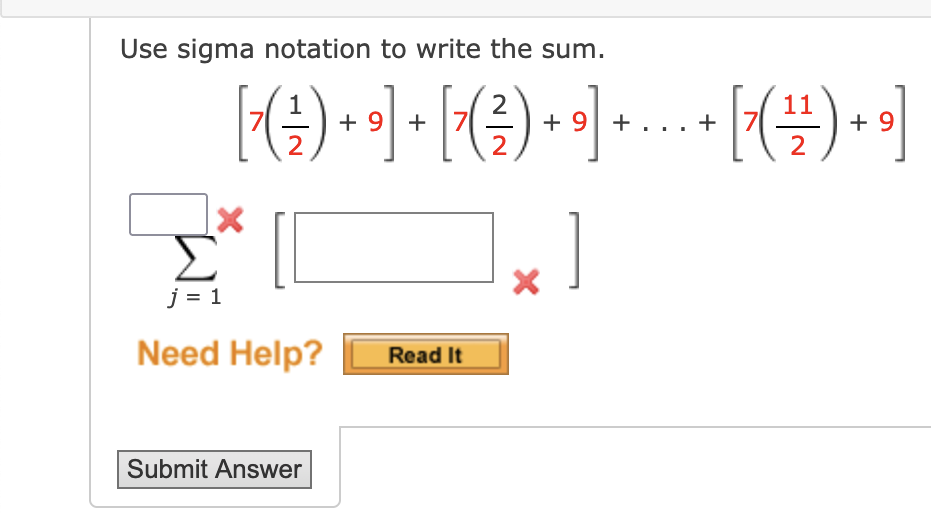 Solved Use sigma notation to write the | Chegg.com