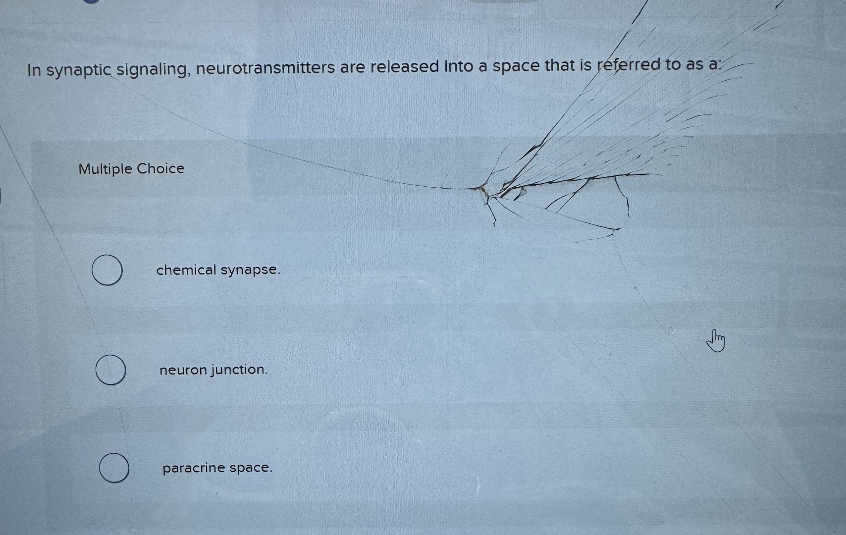 Solved In synaptic signaling, neurotransmitters are released | Chegg.com
