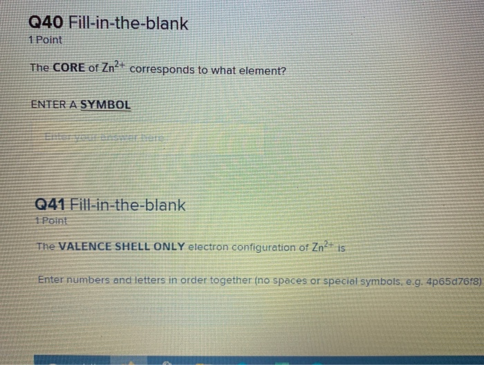 Solved Q37 Fill-in-the-Blank 1 Point The CORE of P | Chegg.com