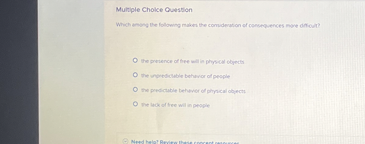 Solved Multiple Cholce QuestionWhich among the following | Chegg.com