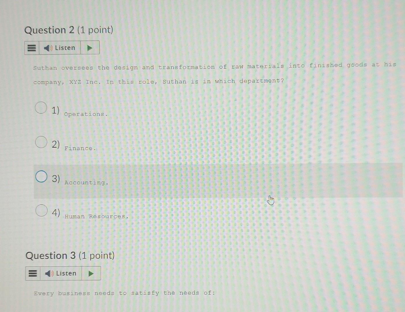 Solved Suthan oversees the design and transformation of raw | Chegg.com
