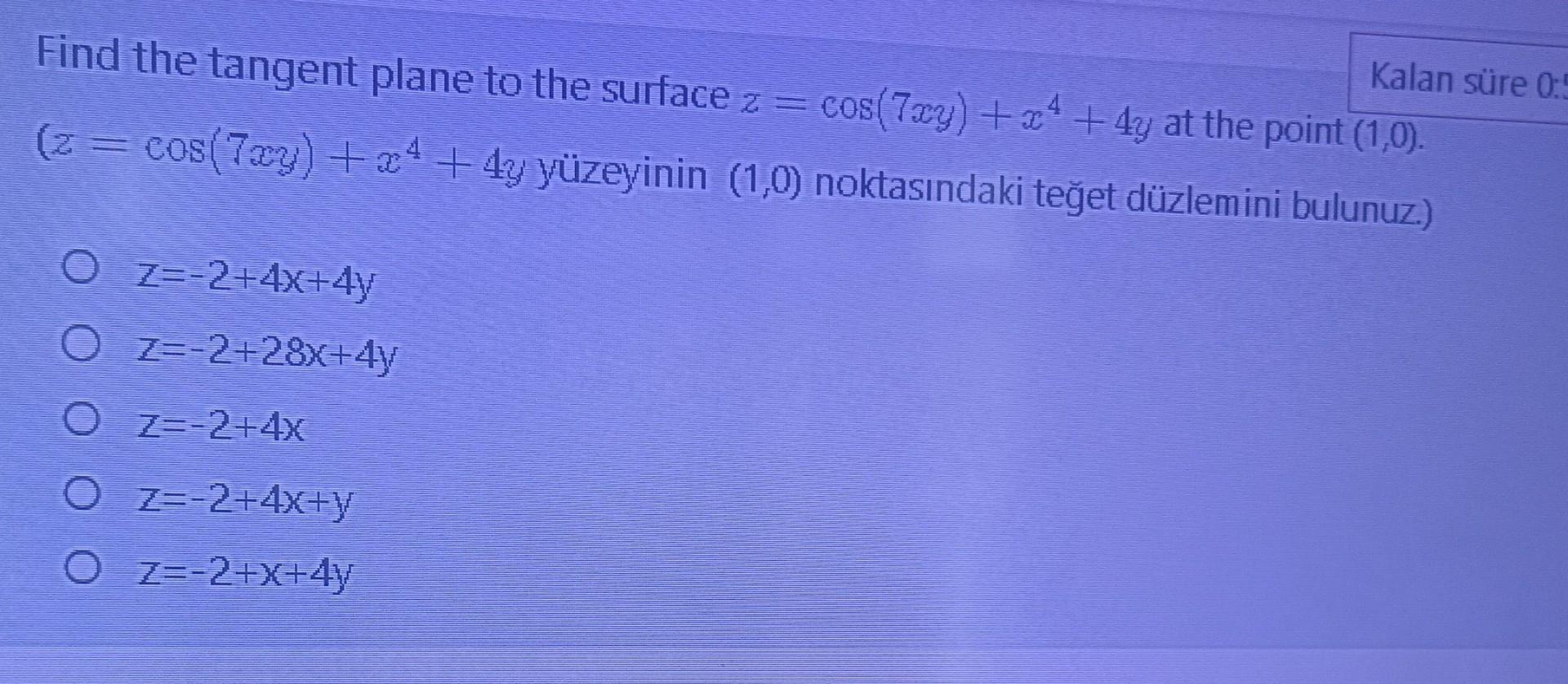Solved Find the tangent plane to the surface | Chegg.com