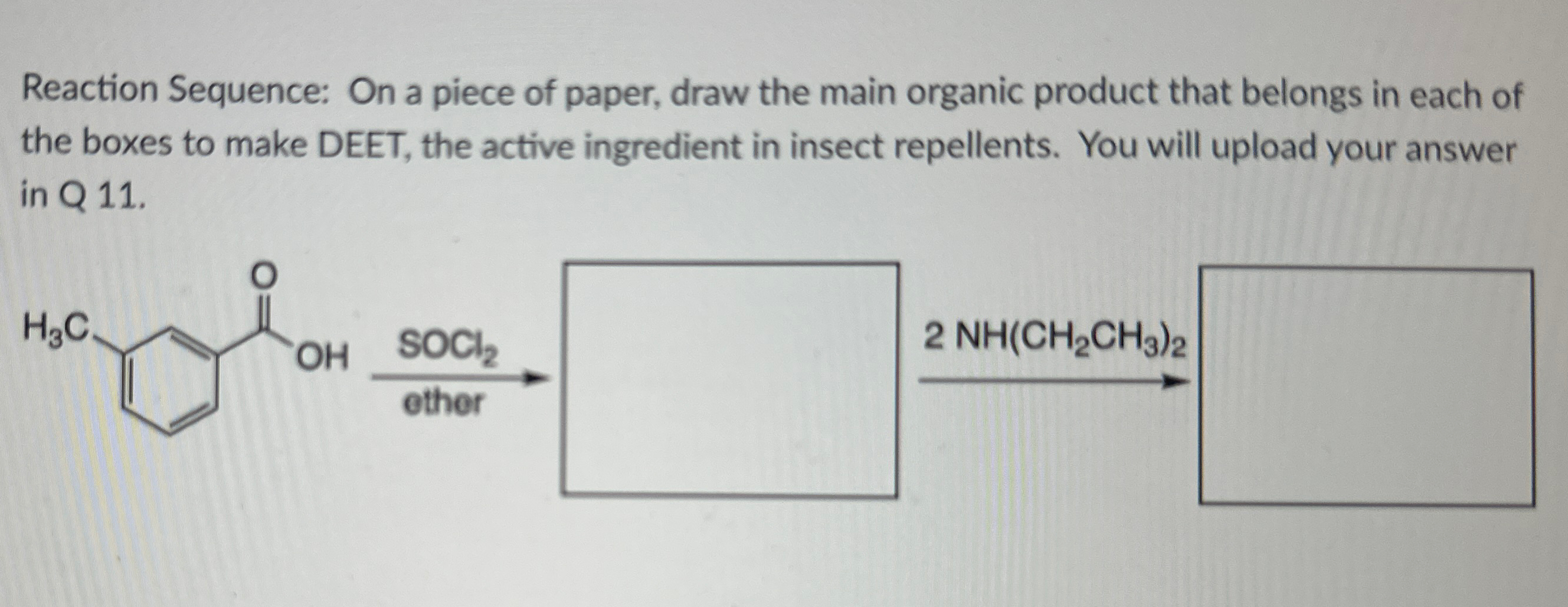 Solved Reaction Sequence: On a piece of paper, draw the main | Chegg.com