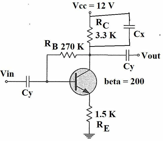 Solved Determine AC gain voltage | Chegg.com