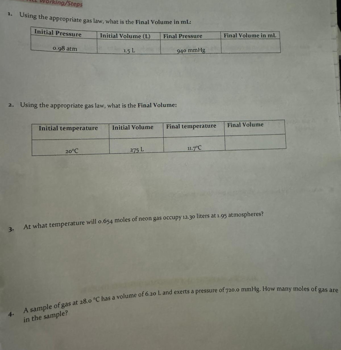 Solved Using the appropriate gas law, what is the Final | Chegg.com
