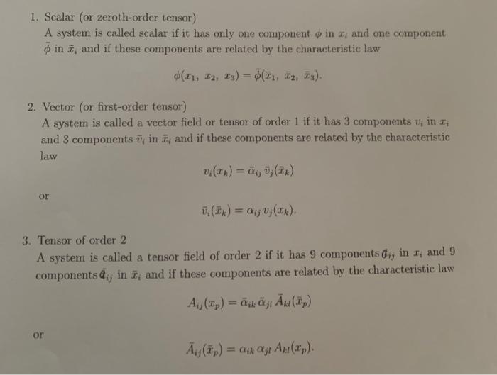 Solved VECTORS b and c are arbitrary first order tensors a. | Chegg.com